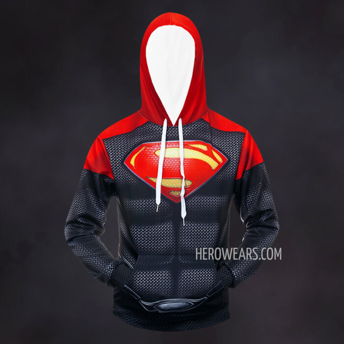 Superman Armor Red Hoodie - HeroWears.com