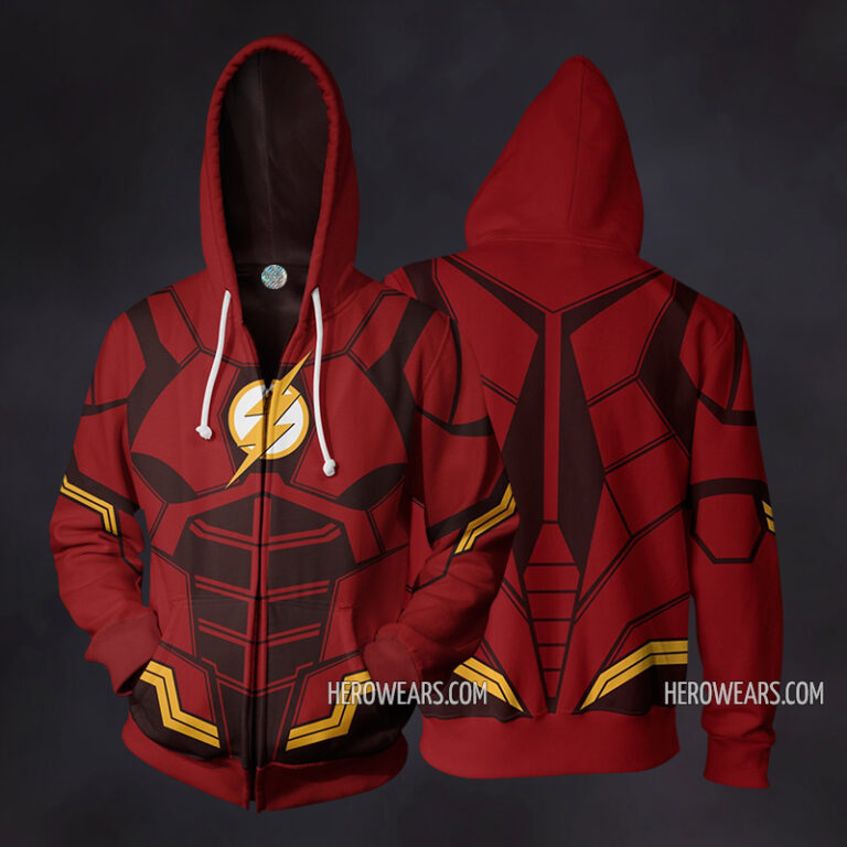 Men's Cosplay Costume Super Hero Zipper Hoodies - HeroWears.com