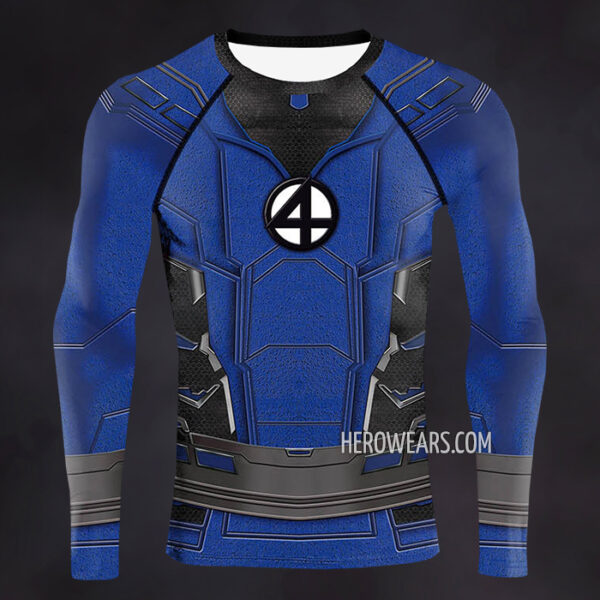 Fantastic Four Stretch Sports Shirt Long Sleeve - HeroWears.com