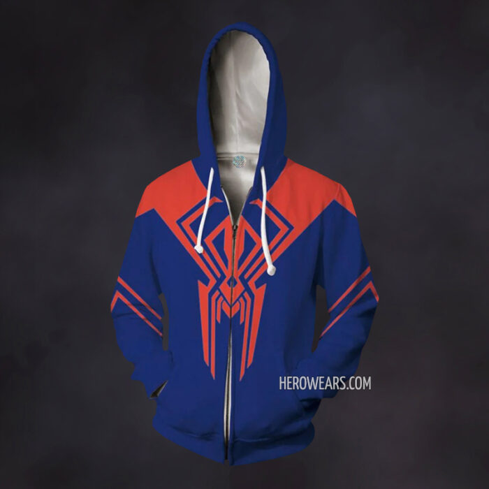 Spider Man 2099 Mk5 Zipper Hoodie - HeroWears.com